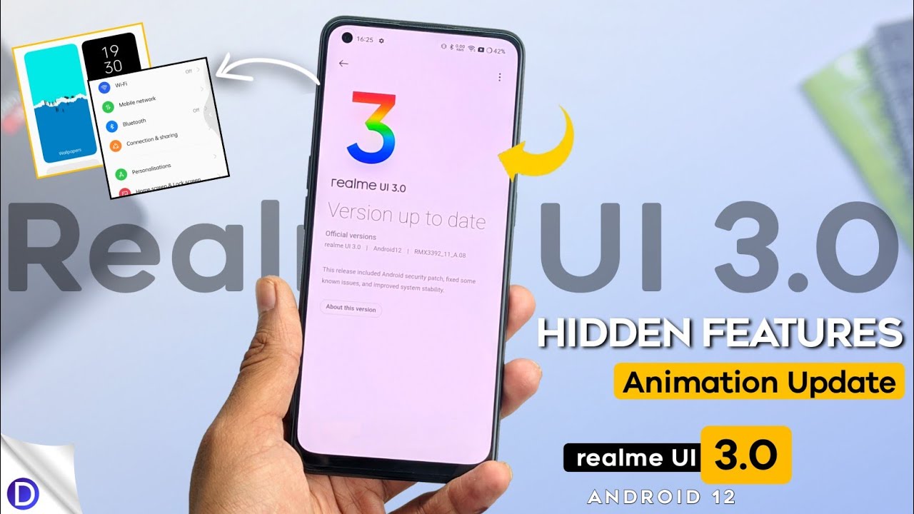 Realme UI 3.0 New Hidden Features | realme UI 3.0 Animation Practical ...