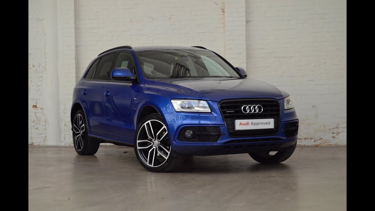 DA66LGL AUDI Q5 TDI QUATTRO S LINE PLUS BLUE 2016, Slough Audi - YouTube