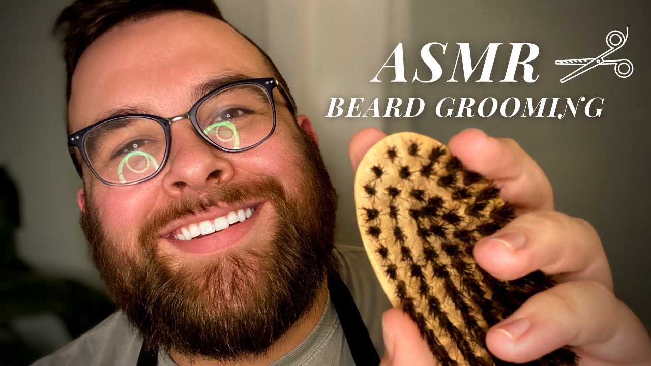 ASMR | Male Barber Role Play - Beard Care, Grooming, Trim and Style ...