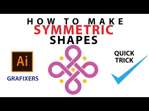 Symmetric Shapes | Negative Space - Adobe Illustrator - YouTube