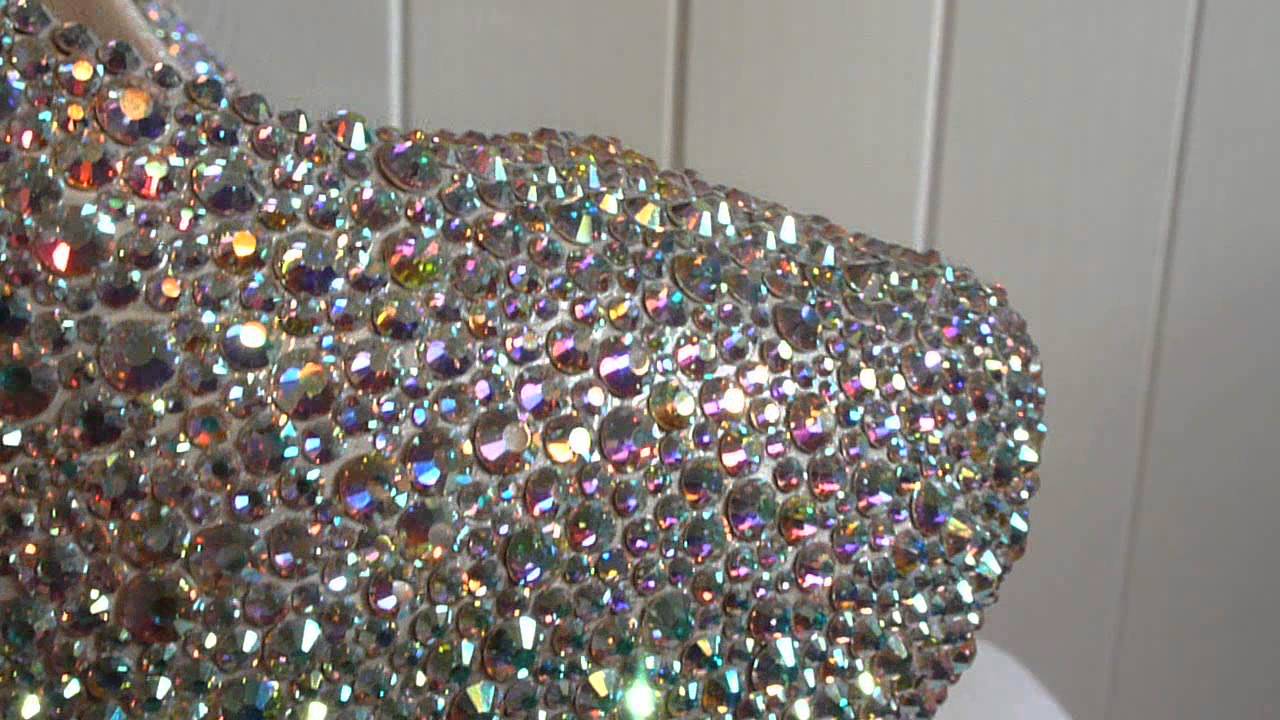 Topshop Platform Heels Strassed With Preciosa Viva 12 Crystals In ...