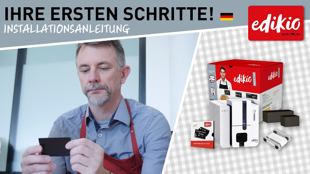 [Edikio Price Tag] Ihre ersten Schritte mit unserer Drucklösung! - YouTube