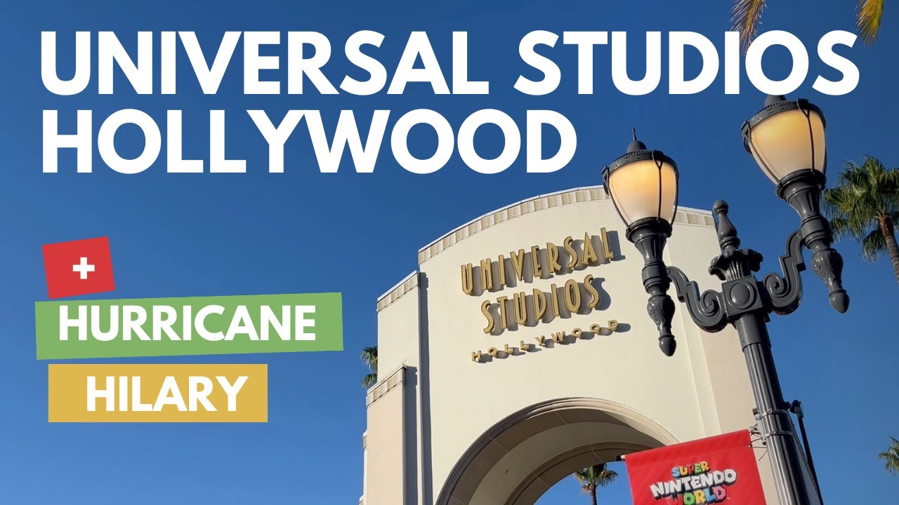 HOW DID THEME PARKS SURVIVE HURRICANE HILARY - Universal Studios ...