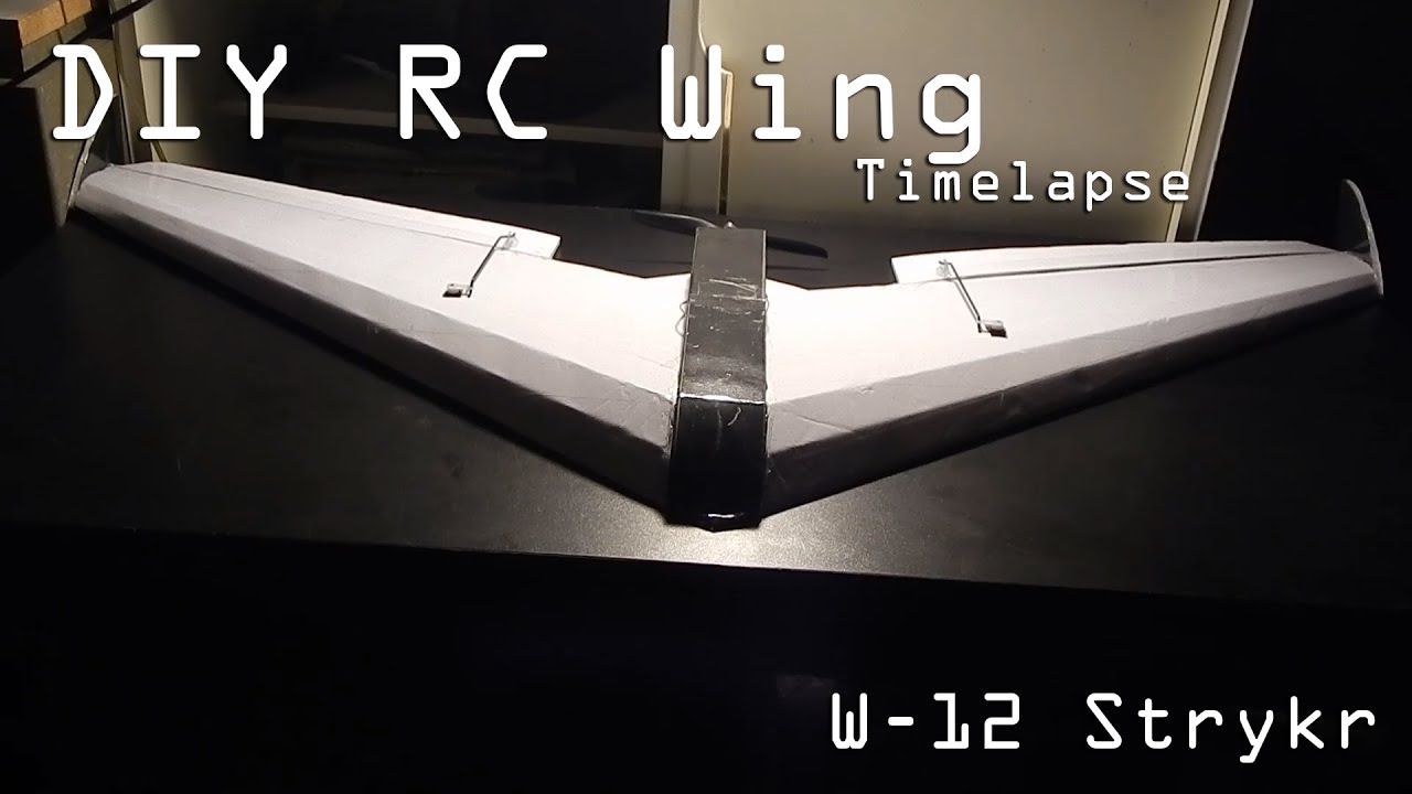 DIY RC Flying Wing | W-12 Strykr - YouTube