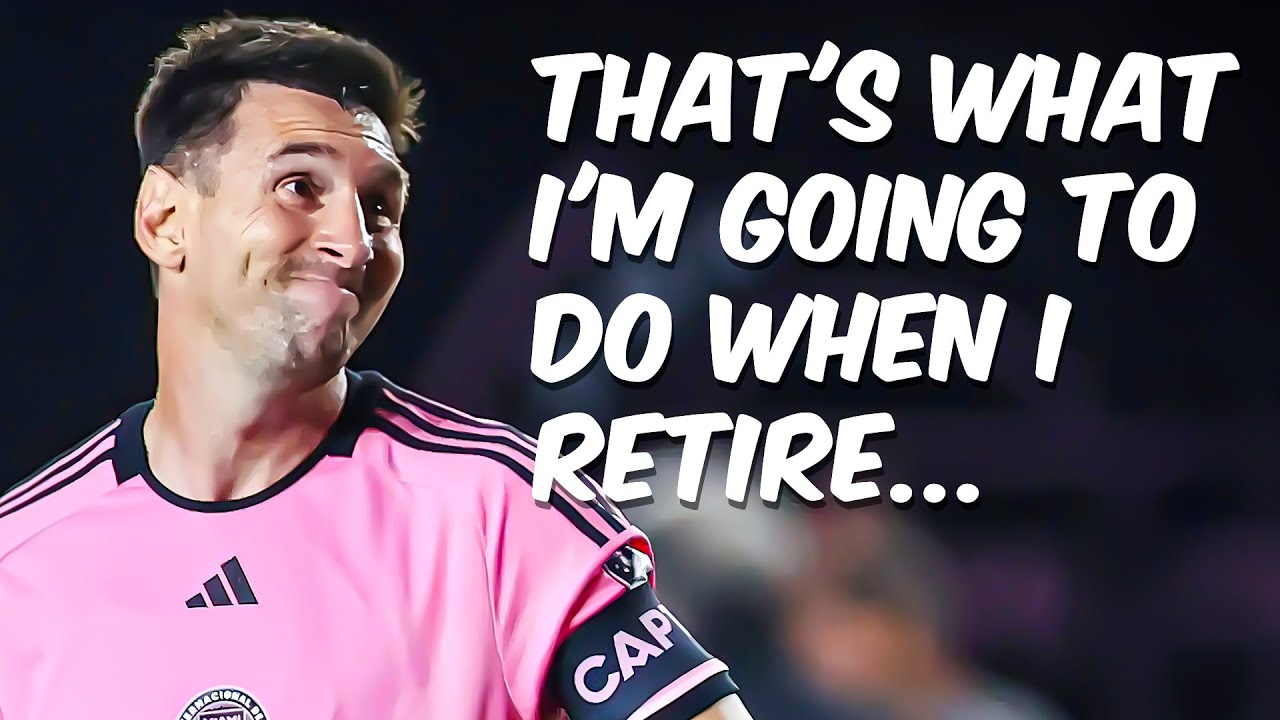 SHOCK! What will Messi do when he retires? - YouTube
