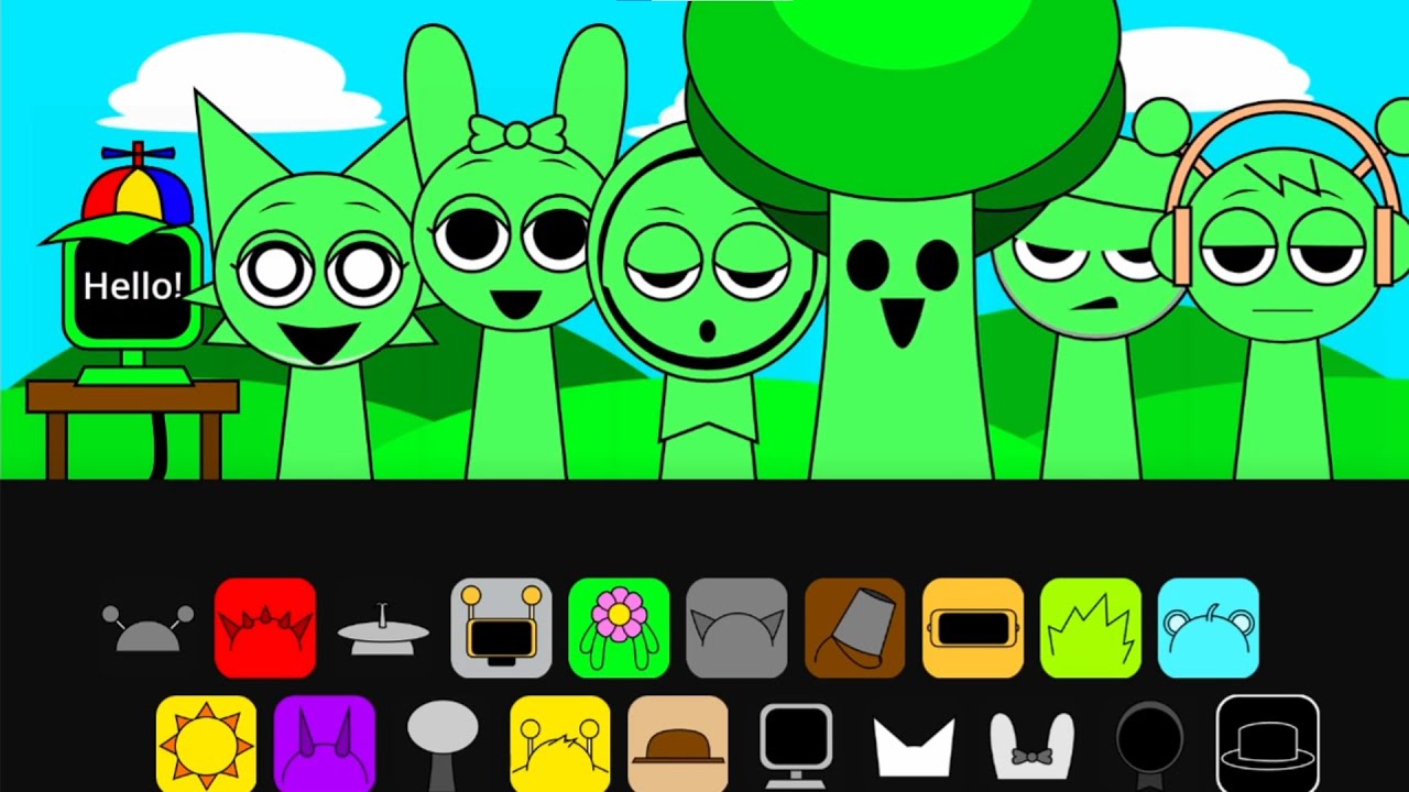 Incredibox Sprunki: Sprunki New Mod Green version - YouTube