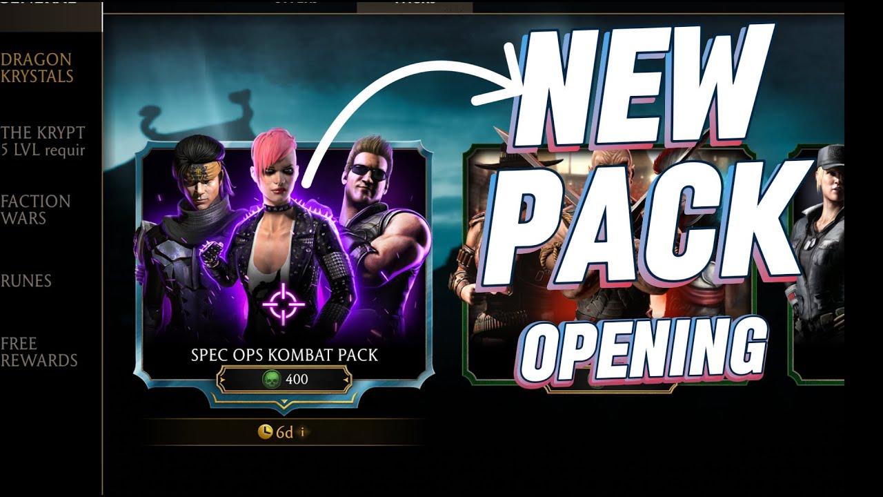 NEW SPEC OPS Pack OPENING in Mortal Kombat Mobile! - YouTube