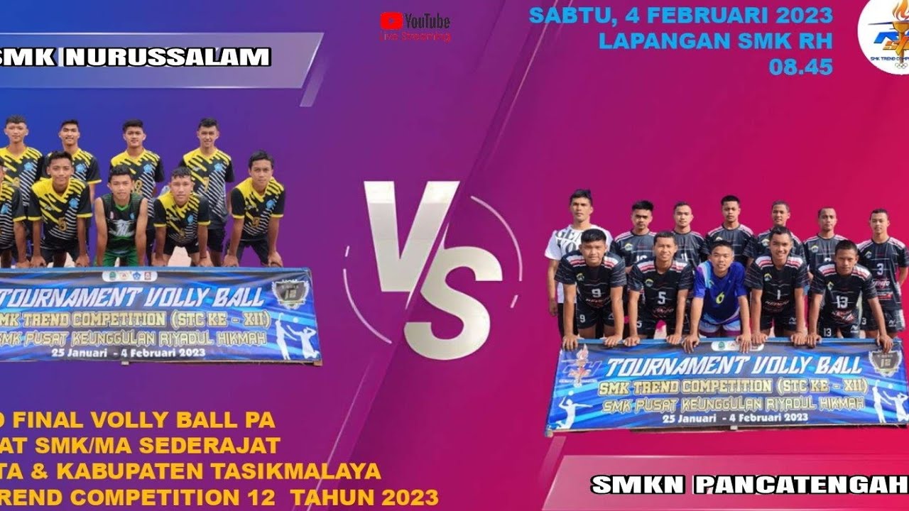 STC CUP 2023 SMKN PANCATENGAH VS SMKS NURUSSALAM - YouTube