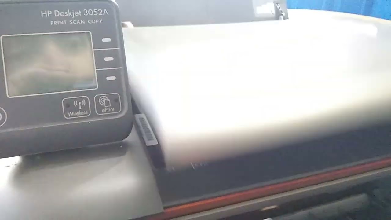 Broken HP Deskjet 3052A Printer. - YouTube