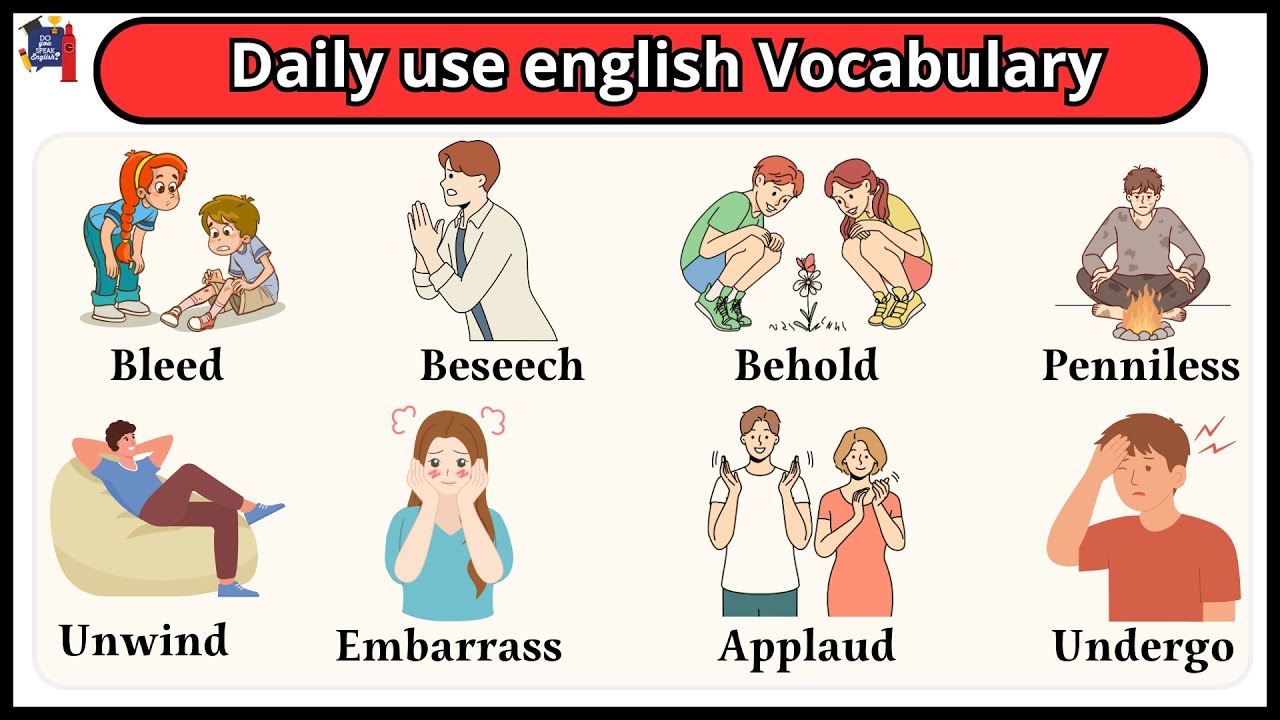 Daily useful English vocabulary | Useful English vocabulary | Daily use ...