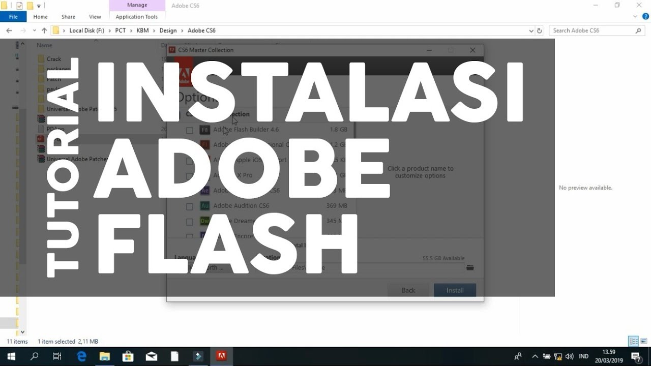 Tutorial Instalasi Adobe Flash Professional CS6 - YouTube