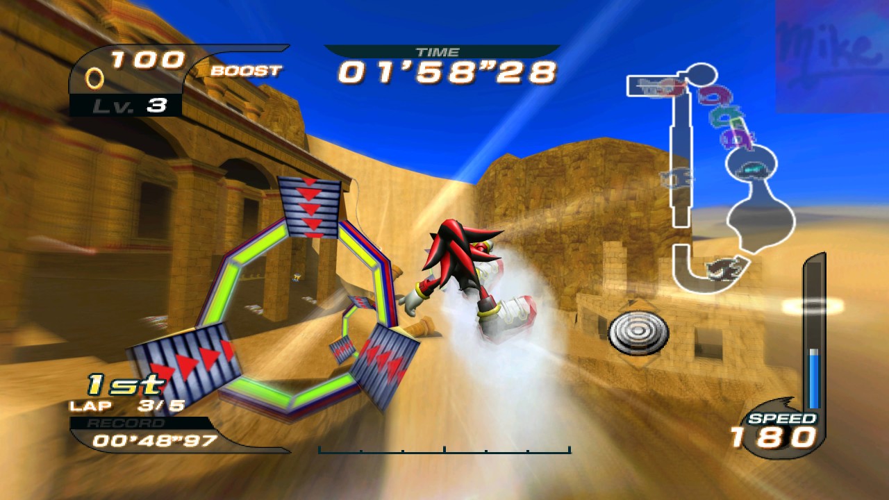 Sonic Riders 4K- Sand Ruins - YouTube