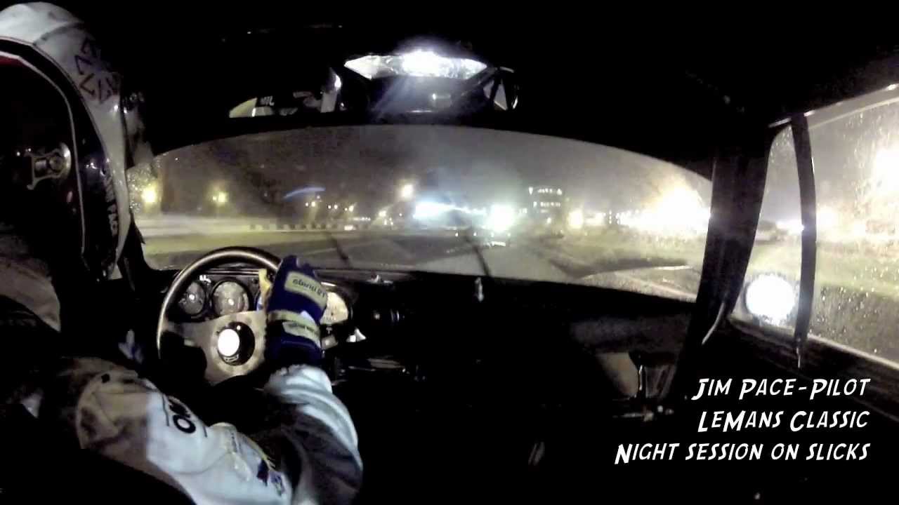 Le Mans Onboard Lap Porsche 911 RSR Night Rain Racing with Jim Pace ...