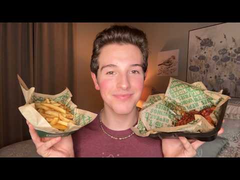 ASMR wingstop mukbang | crispy wings, french fries 🍗