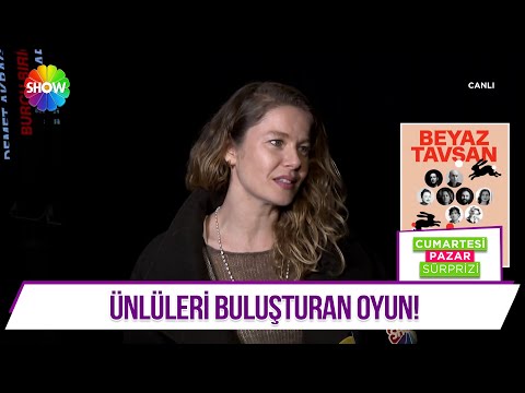 ''Beyaz Tavşan Kırmızı Tavşan'' oyunu ünlüleri buluşturdu!