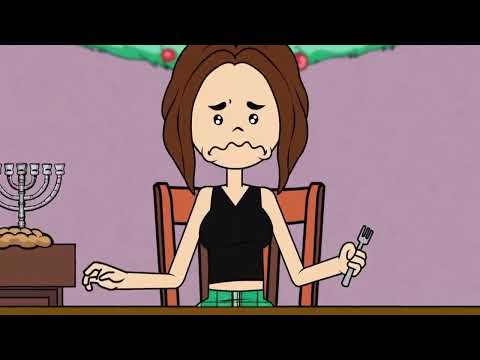 Girl's stomach growl