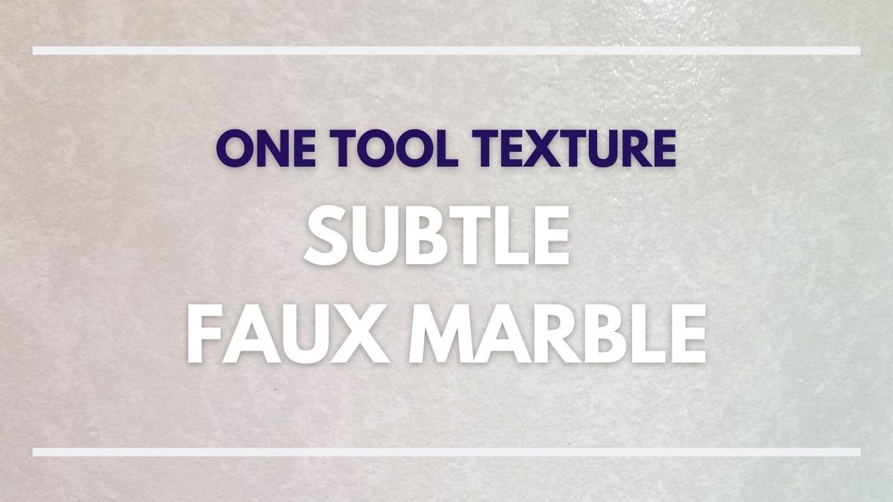Subtle Faux Marble Texture - Scenic Art - YouTube