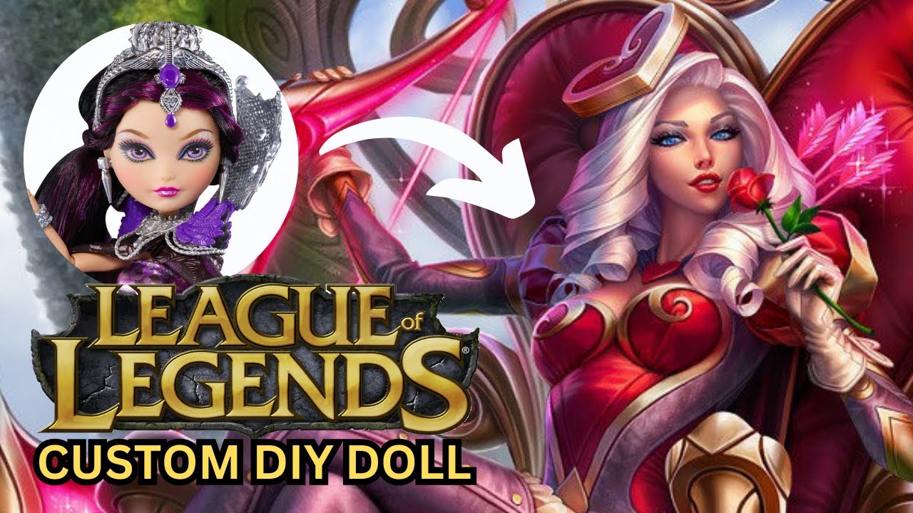 I made a Heartseeker ASHE doll from League of Legends! - YouTube