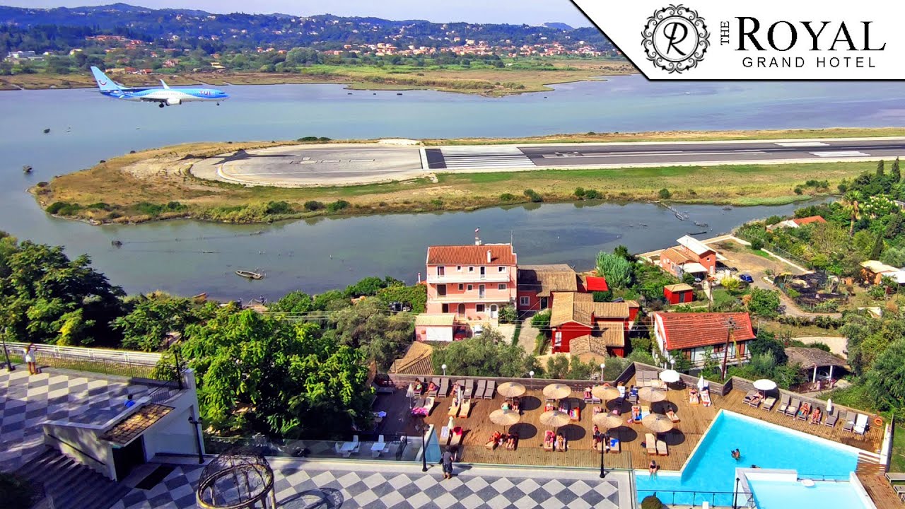 🔴 🅻🅸🆅🅴 Corfu Airport ROYAL Grand Hotel - (Multicam 3x/HD & ATC) - YouTube