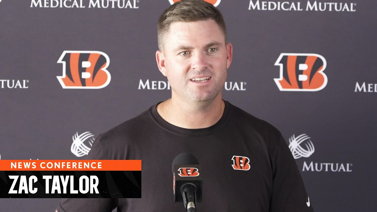 Zac Taylor and Lou Anarumo NFL Draft News Conference | Bengals Select ...