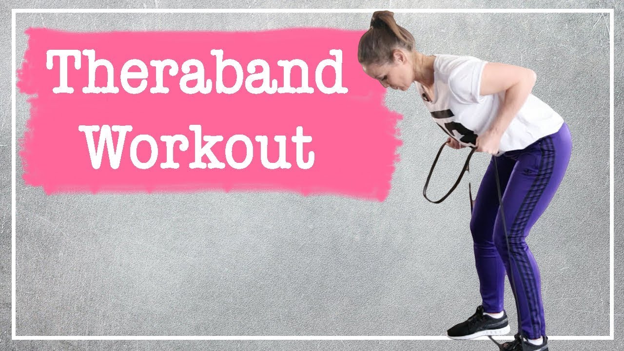 Theraband Übungen I Ganzkörpertraining mit Gummiband für Anfänger und ...