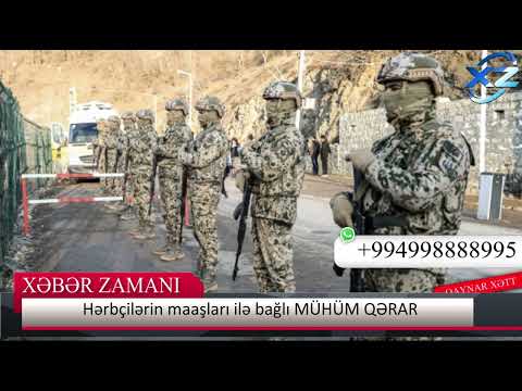 Baş nazirdən hərbi qulluqçuların maaşları ilə bağlı - Qərar