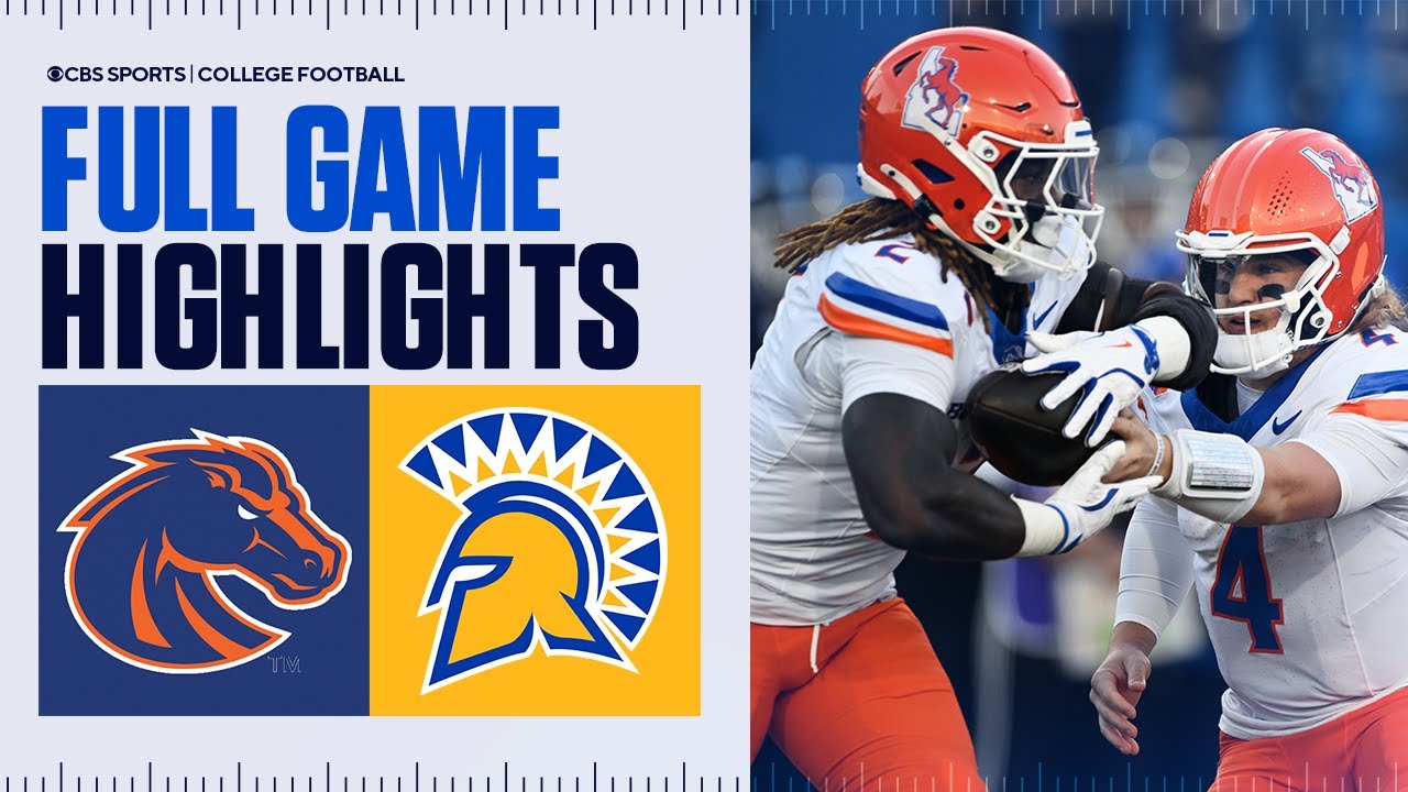 No. 13 Boise State vs. San Jose State: FULL GAME HIGHLIGHTS - YouTube