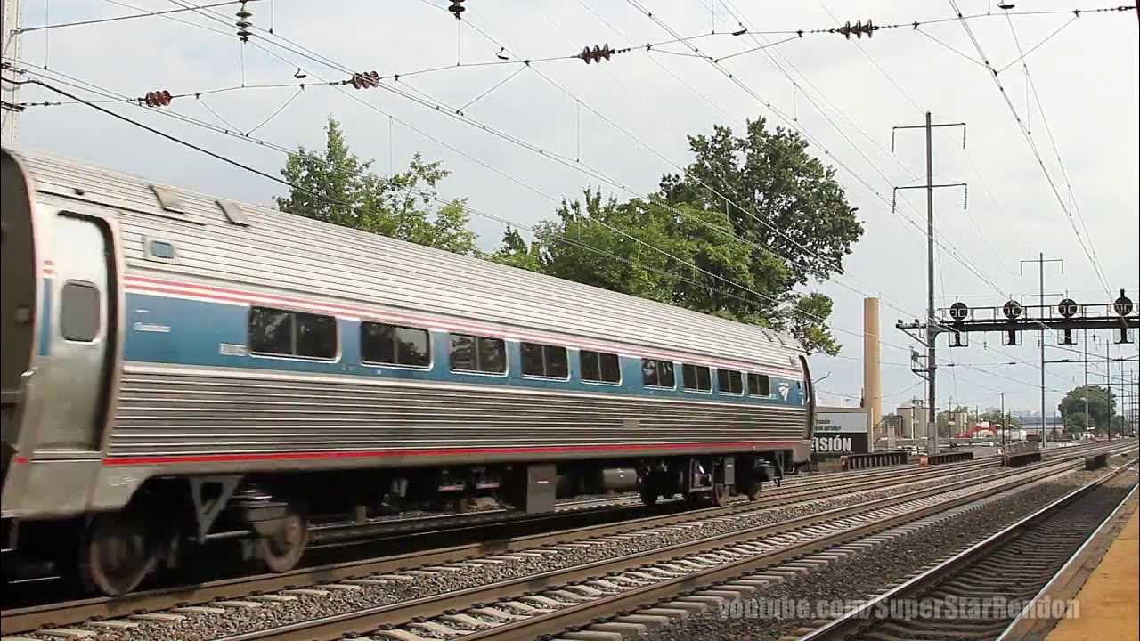 Amtrak & NJ Transit at North Elizabeth Station - YouTube