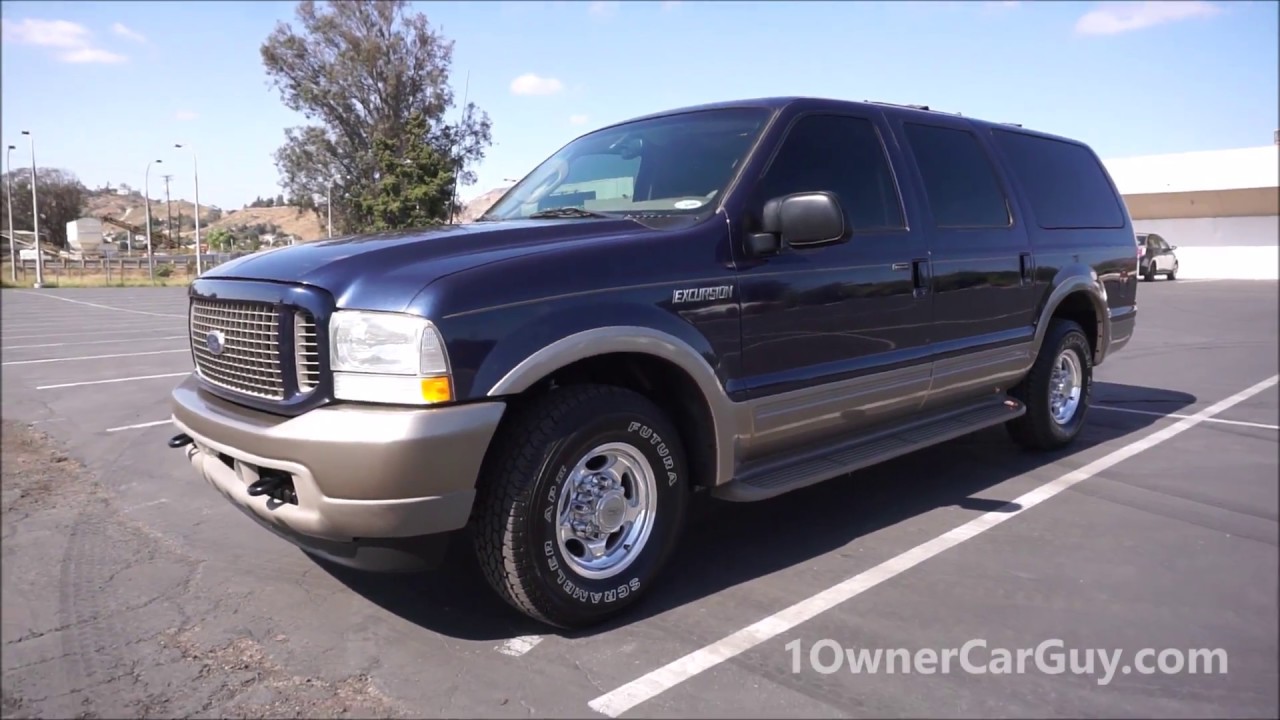 2003 Excursion SUV V10 Eddie Bauer Preview Video - YouTube