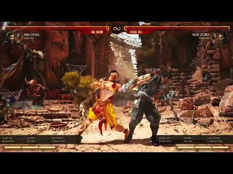 Mileena 41 damage combo - 1 bar no kameo / 43 damage with Sareena