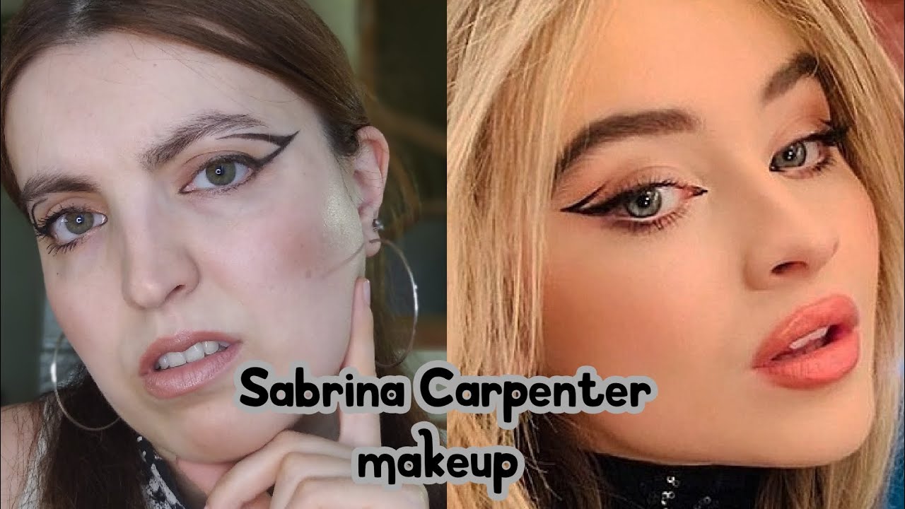 Sabrina Carpenter makeup/ craziest arrows tutorial - YouTube