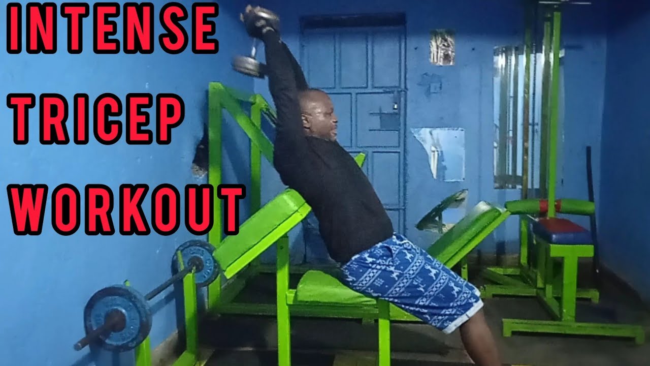 How To Grow Wider Triceps Fast at Gym l Triceps Workout - YouTube