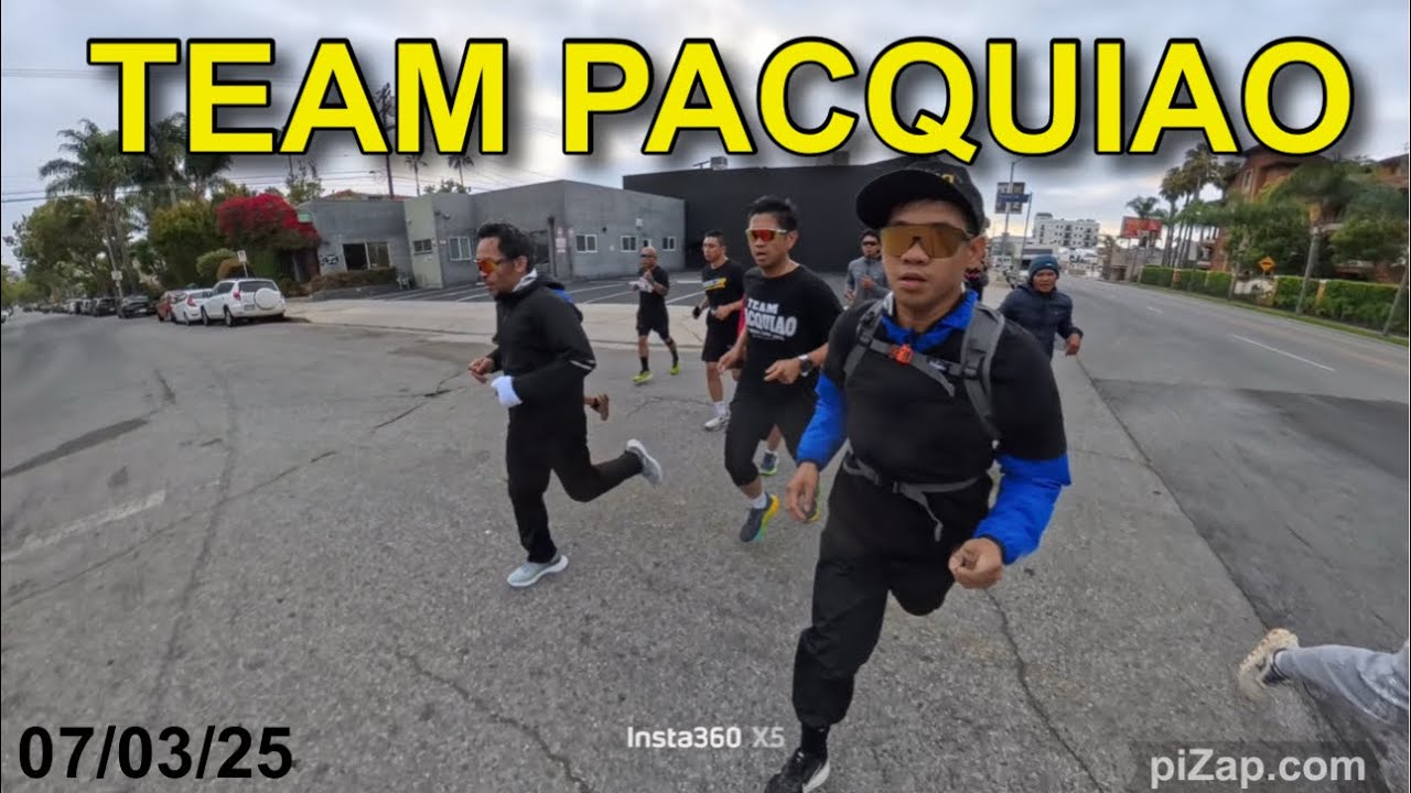 Manny Pacquiao 07/03/25 Updating roadrun - YouTube