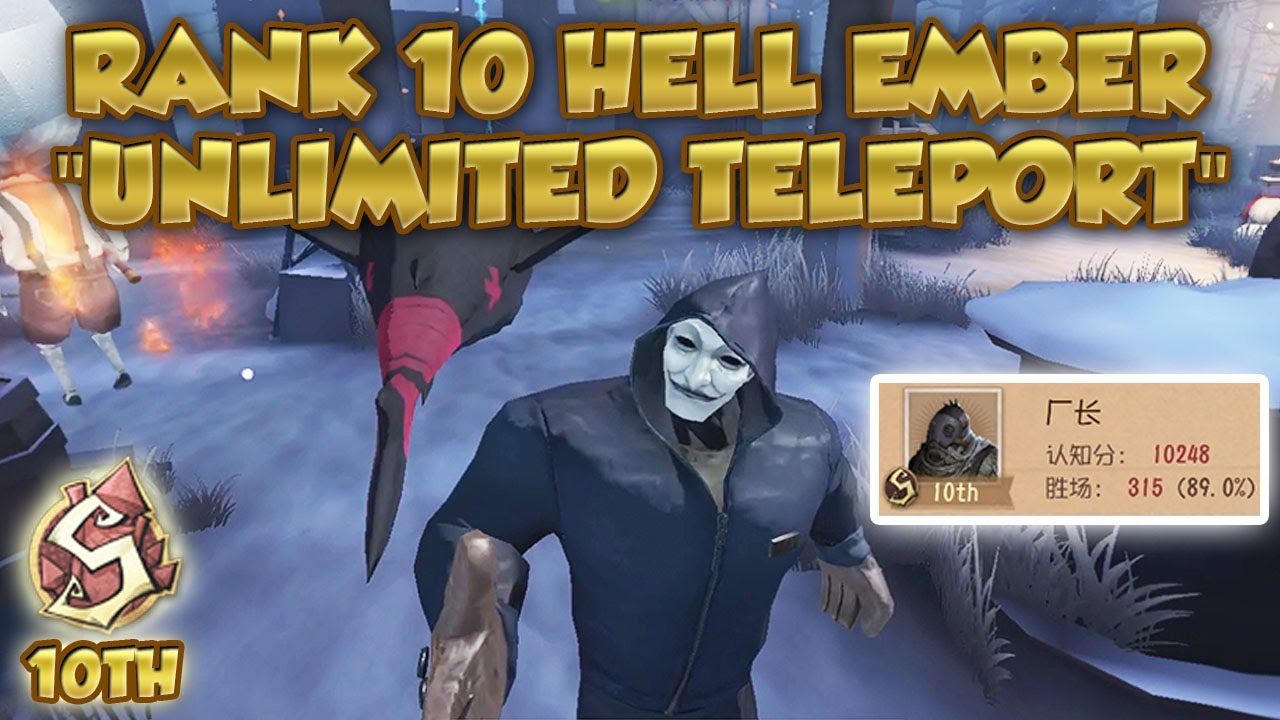 #60 Rank 10 Hell Ember The Puppet Master | Identity V | 第五人格 | 제5인격 | Hell Ember - YouTube