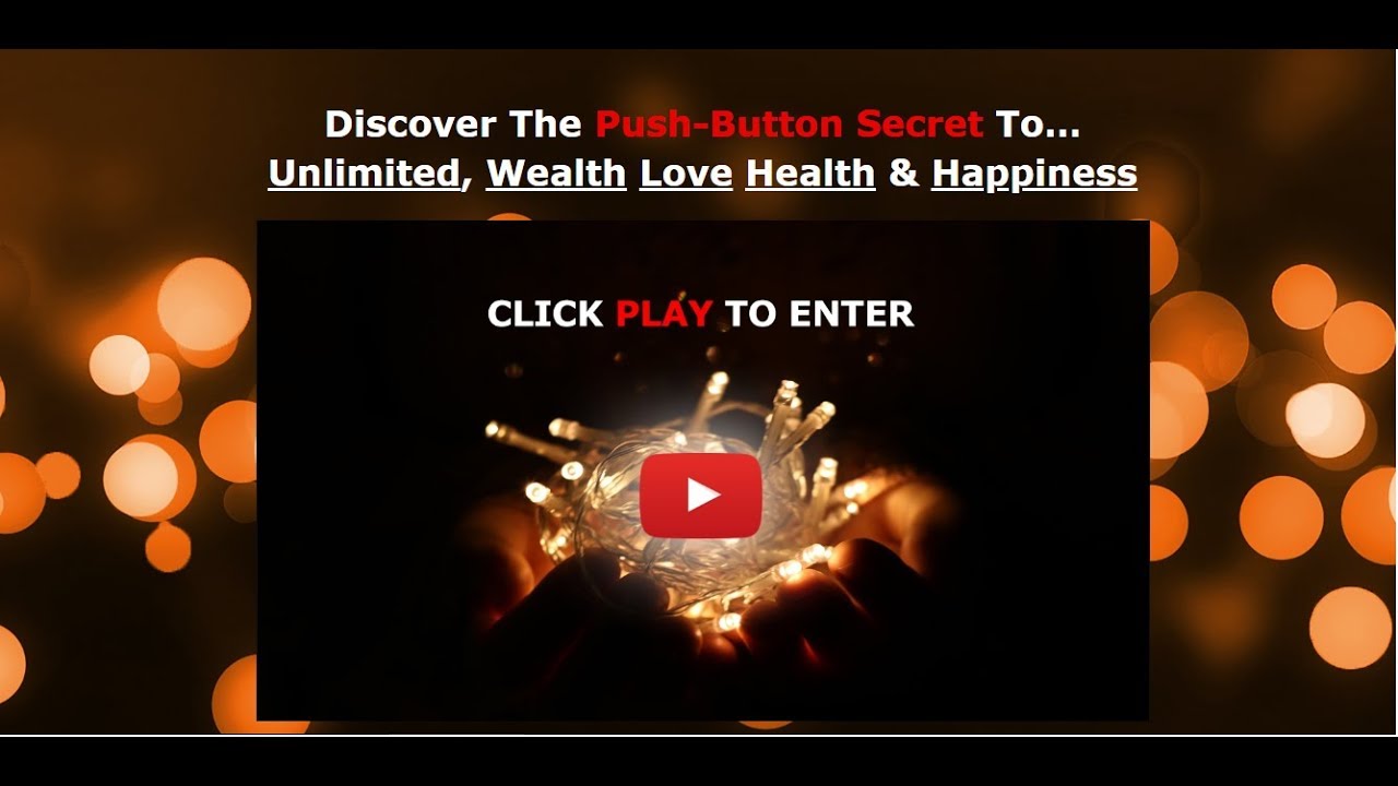 Push Button Manifestation - Discover The Push Button Secret To ...