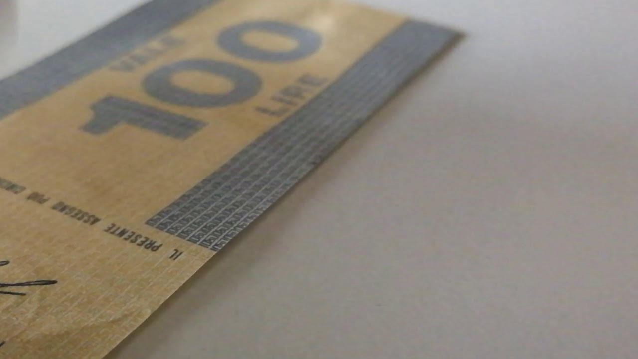 Italian mini checks replaced the coins during the devaluation of the ...