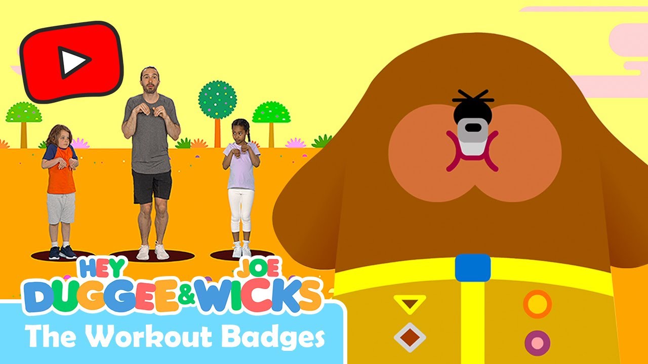 Hey Duggee & Joe Wicks: The Kangaroo Badge | The Workout Badges - YouTube