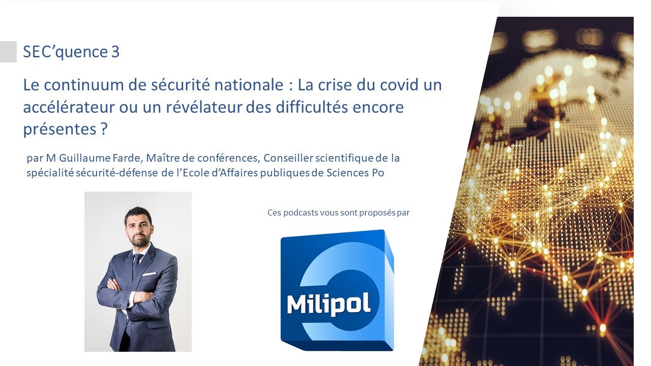 [Podcast SEC'quence] Guillaume FARDE, Maître de conférence, Sciences Po ...