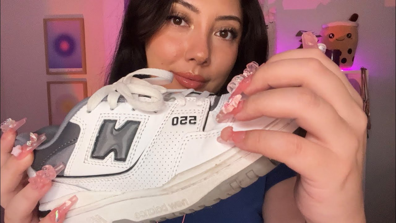 ASMR up-close shoe tapping 🤍 - YouTube