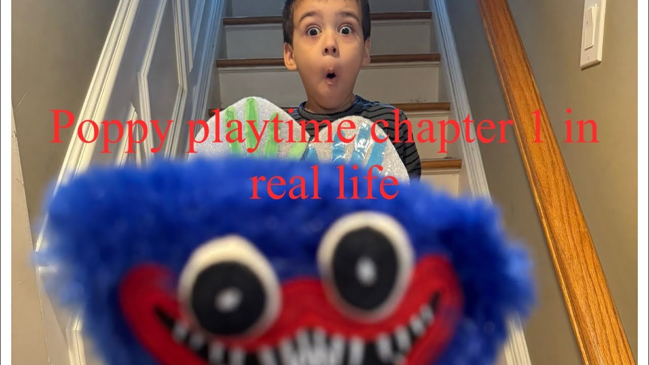 Poppy playtime chapter 1 in real life! - YouTube