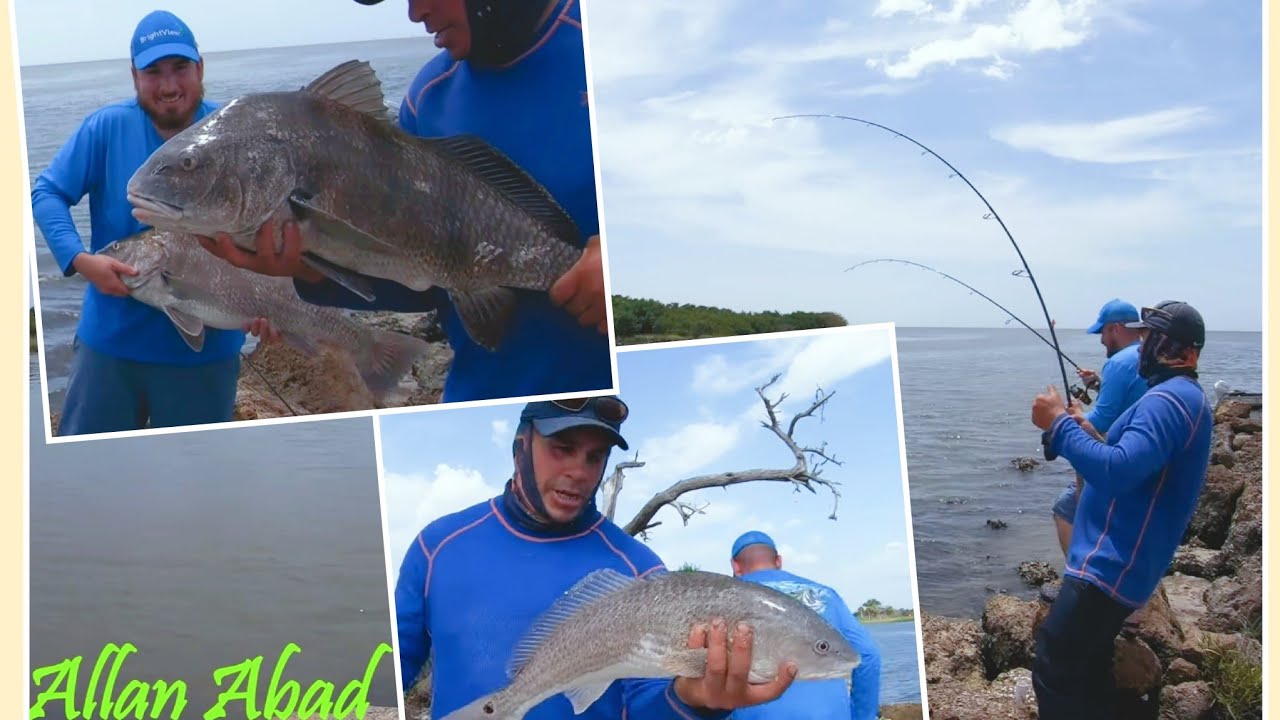 WOWWW, DOS CORVINAS DE 15 LBS AL MISMO TIEMPO\\Allan Abad - YouTube