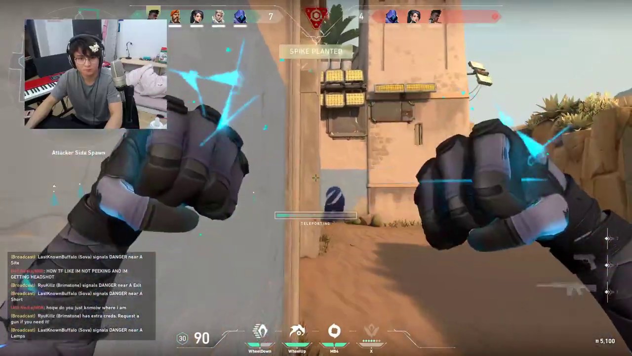 Michael Reeves High IQ play | Valorant Twitch Clip - YouTube