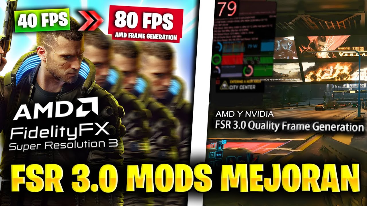 FSR 3.0 MODS FRAME GENERATION con NUEVAS MEJORAS y mas JUEGOS FSR 3 MOD ...