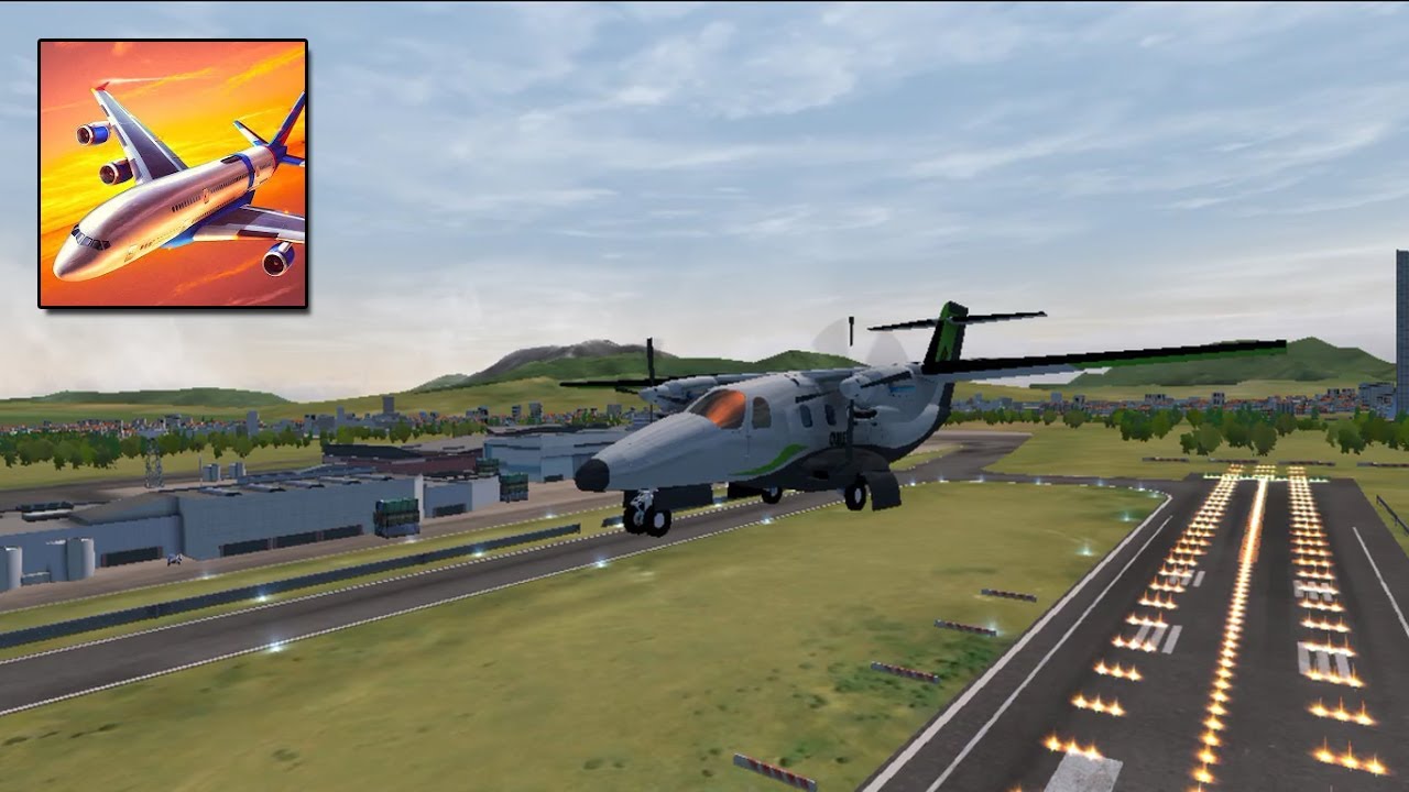 Airplane Flight Simulator Gameplay Part 2 - YouTube