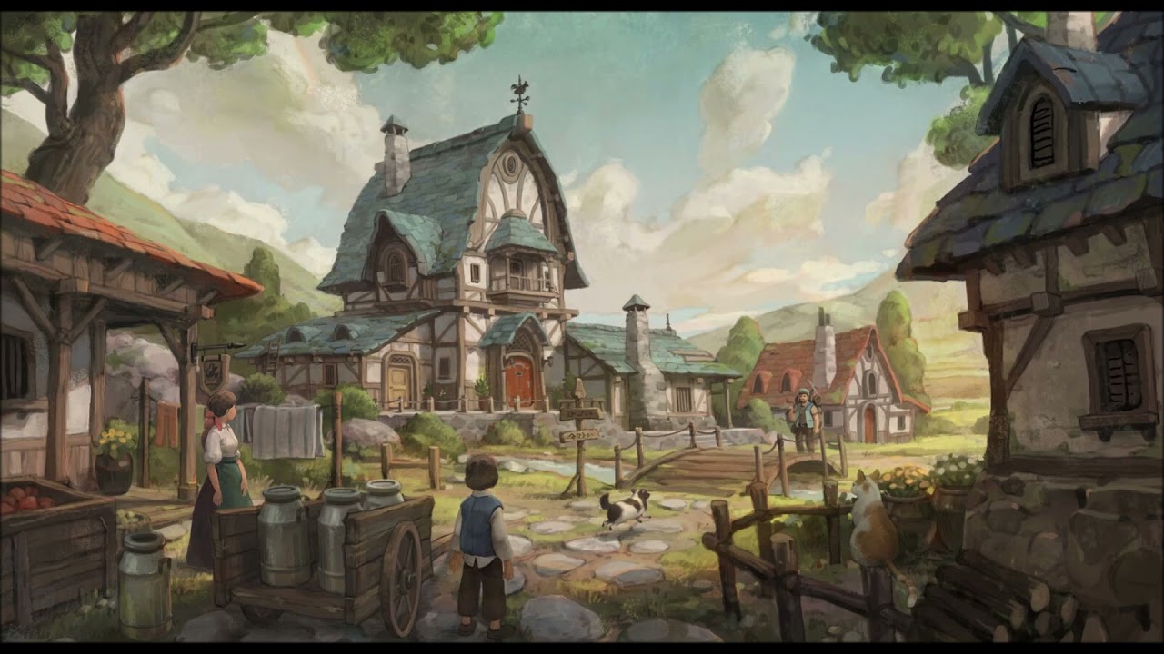 D&D ambience - Town / village #dnd #dungeonsanddragons #rpg - YouTube