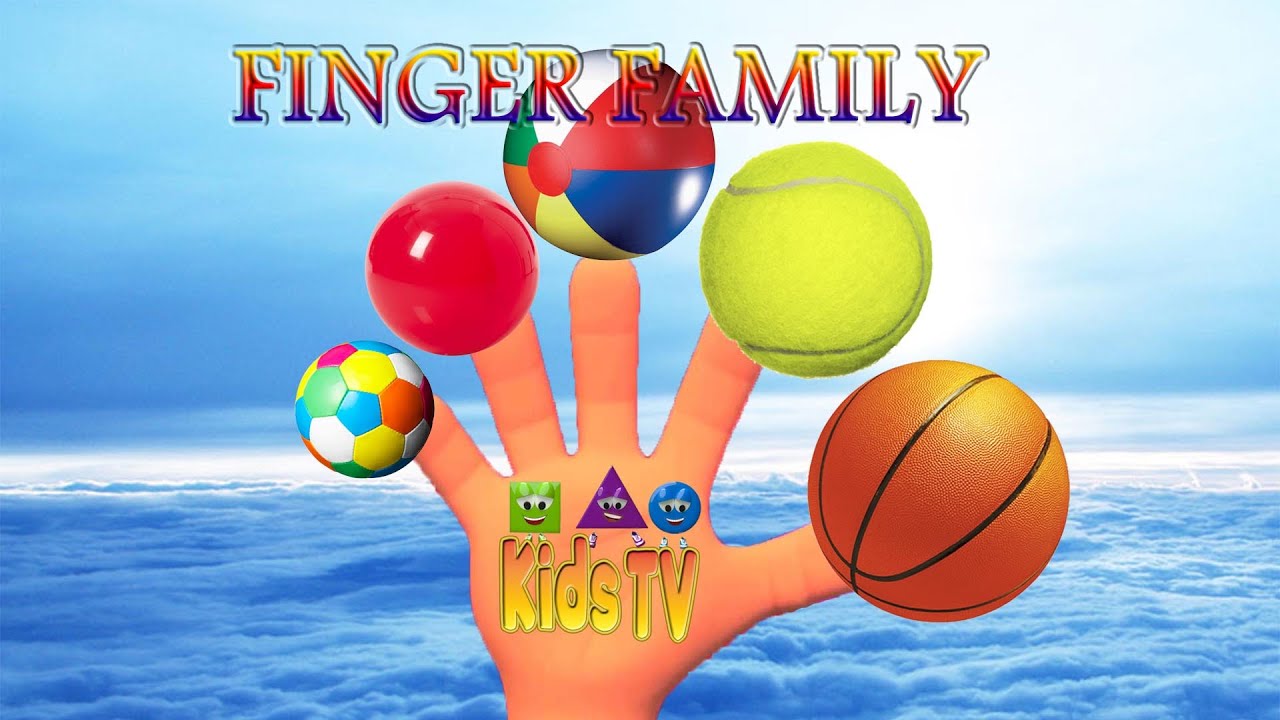 without music The Finger Family Ball Family Nursery Rhyme Nursery ...