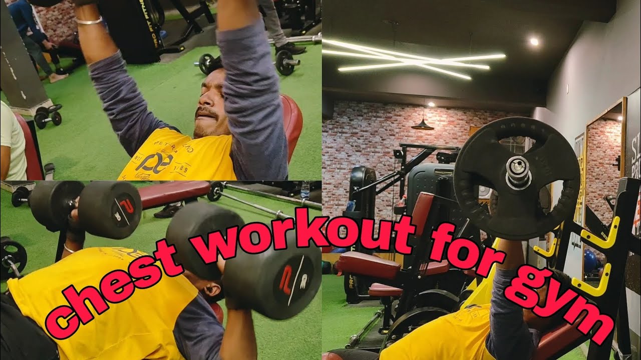 best chest workout 💪 | best chest muscle gain | - YouTube