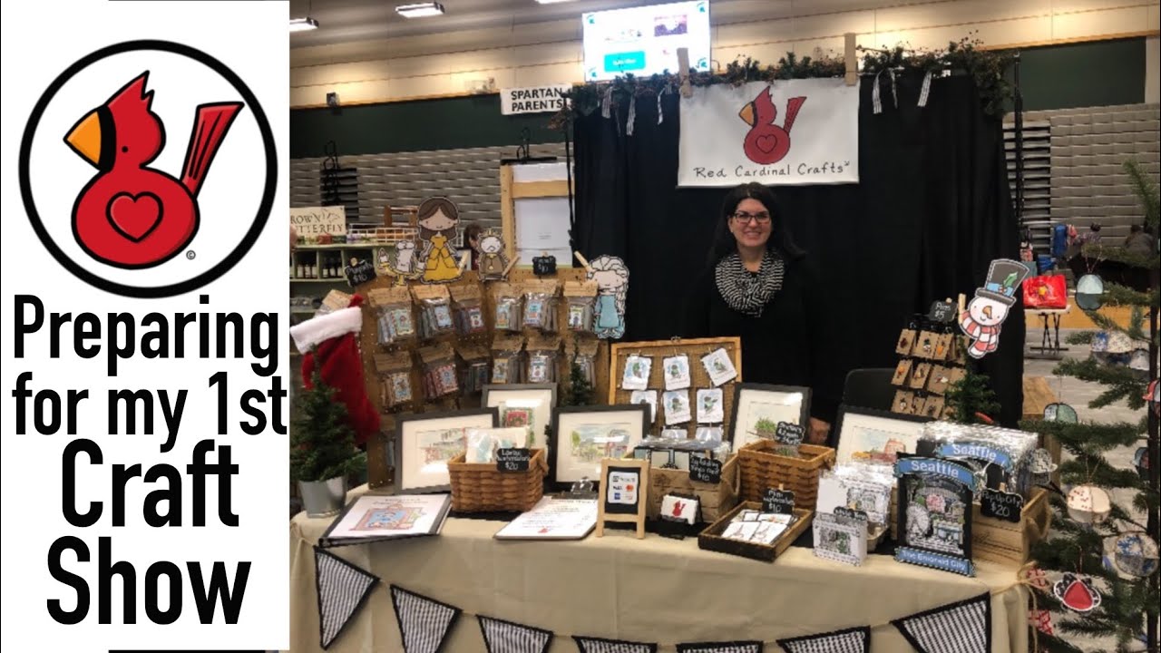 PREPARING FOR MY FIRST CRAFT SHOW! VIDEO #193 - YouTube