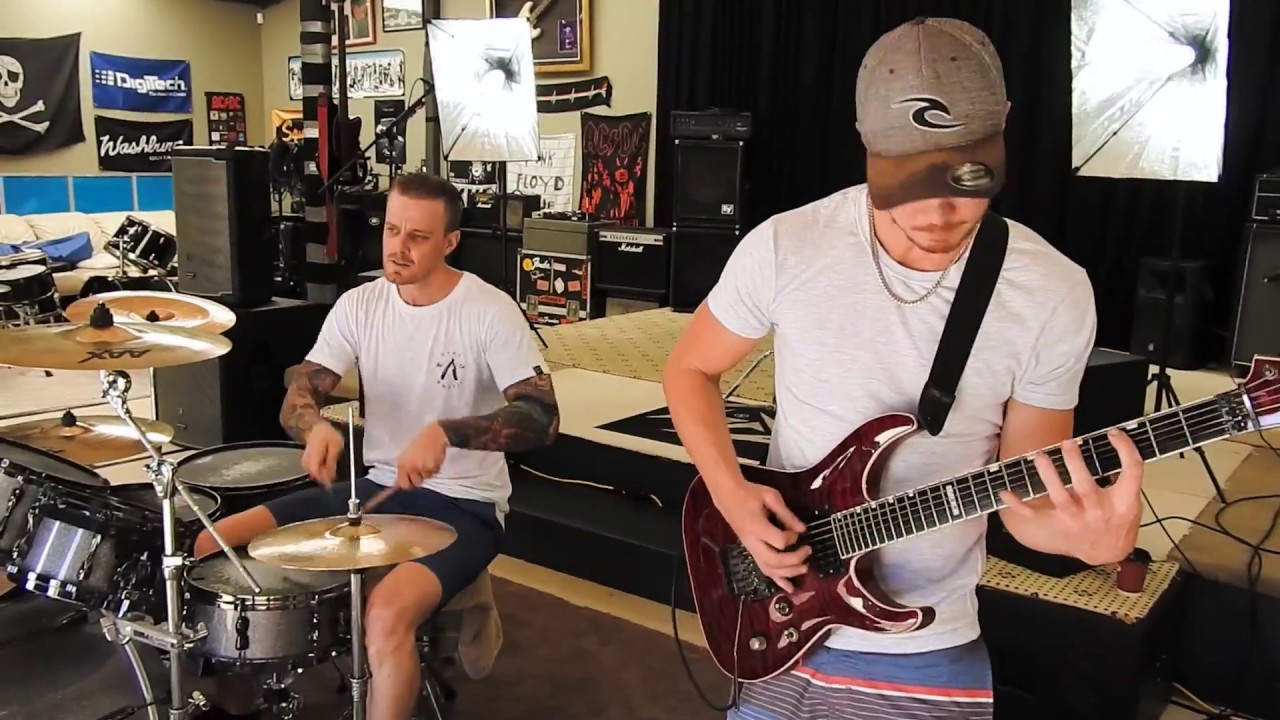 Resurgence - Original Metal Song (Guitar and Drum Playthrough) - YouTube
