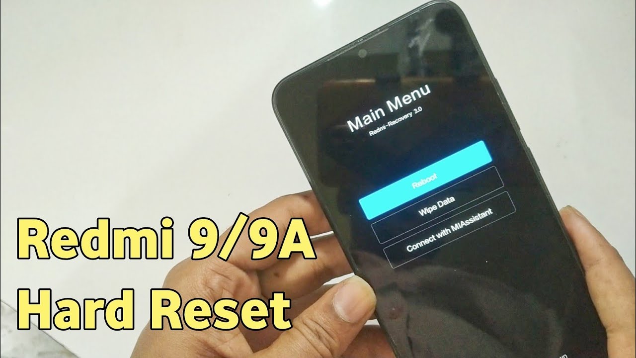 Redmi 9/9A Hard Reset | How to Hard Reset Redmi Xiaomi 9A - YouTube